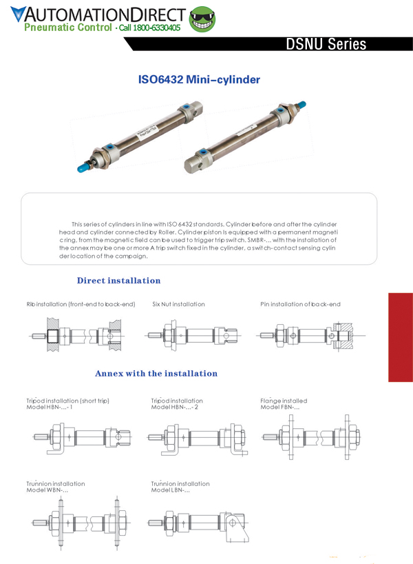 ISO#6432 Air Cylinder