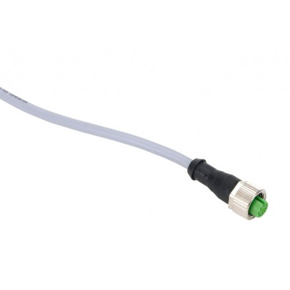 M12 Cbl Female, 4 pole, 15m - 4-Pole Micro (M12) Sensor Cables ...