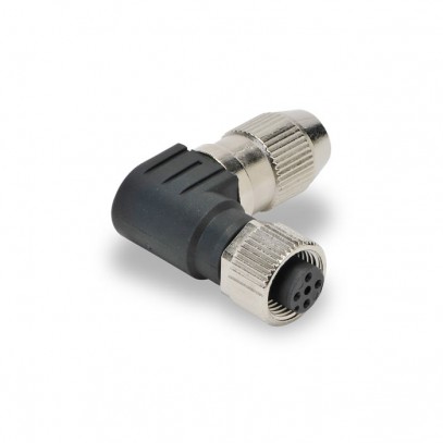 M12 female, 4-pole, 20-24 AWG - Field Wireable Connectors - Ziplink ...