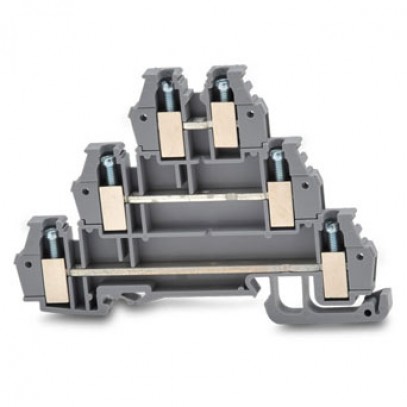 3-level terminal block - Triple-level Terminal Blocks - DIN Rail Mounted Connectors and ...