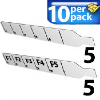 Repl funct key labels - pack 10 - HMI Accessories - Graphical HMI ...