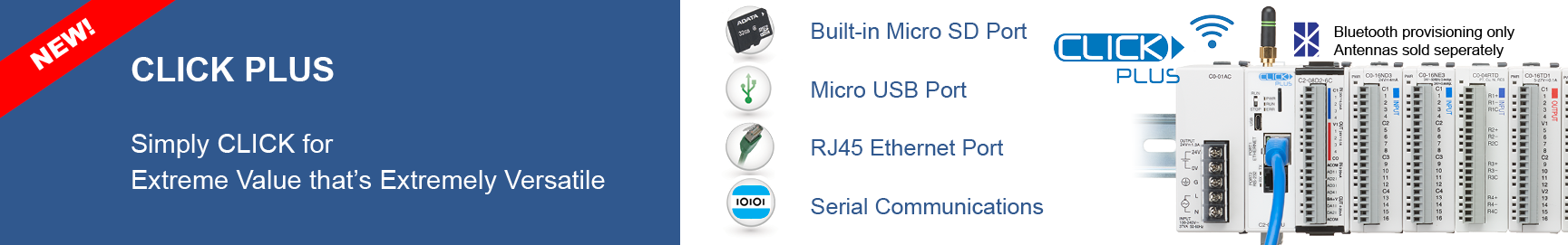 CLICK Plus PLCs, Modules and Antennas - Click PLC - PLCs - DIRECT ...